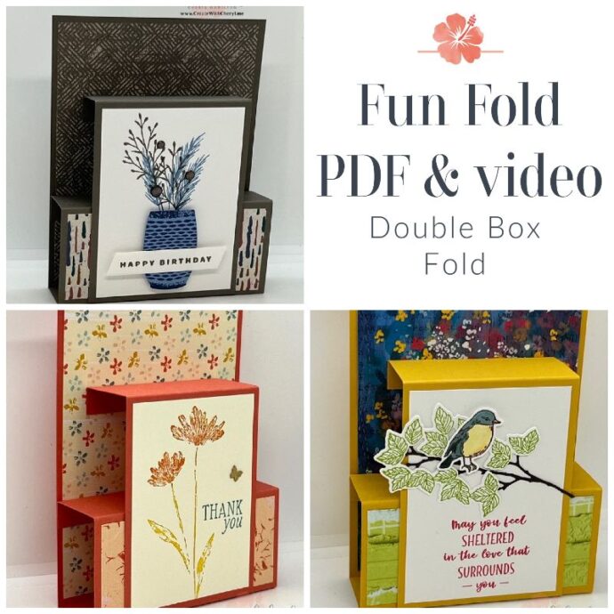 Fun Fold Class to Go! Double Box Fold - Create With Cheryl - Cheryl ...