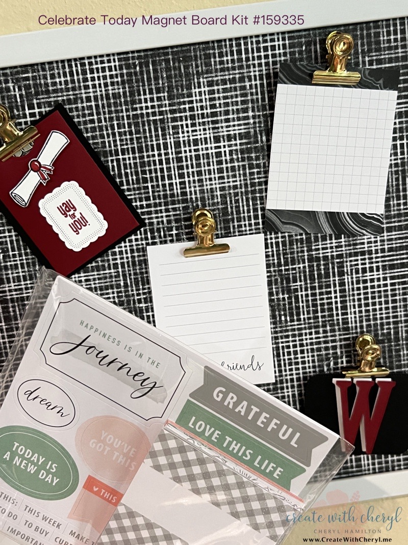 Celebrate Today Magnet Board Kit for Graduation - Create With Cheryl ...