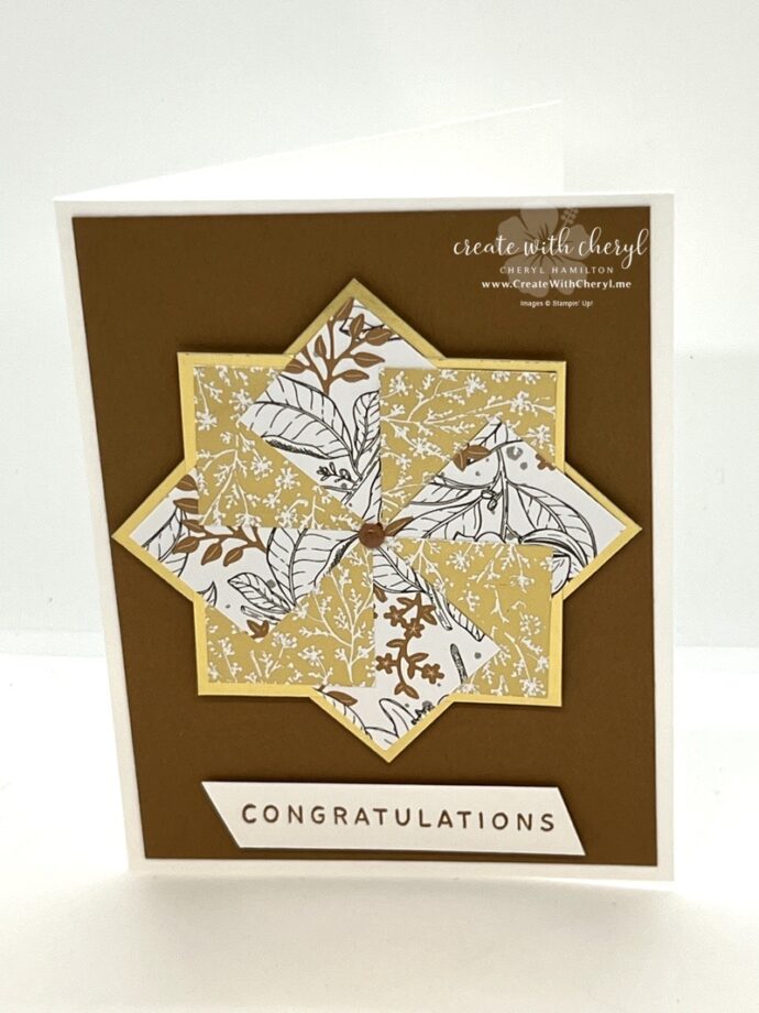 Using Your Paper Scraps - Quilt Card - Create With Cheryl - Cheryl Hamilton