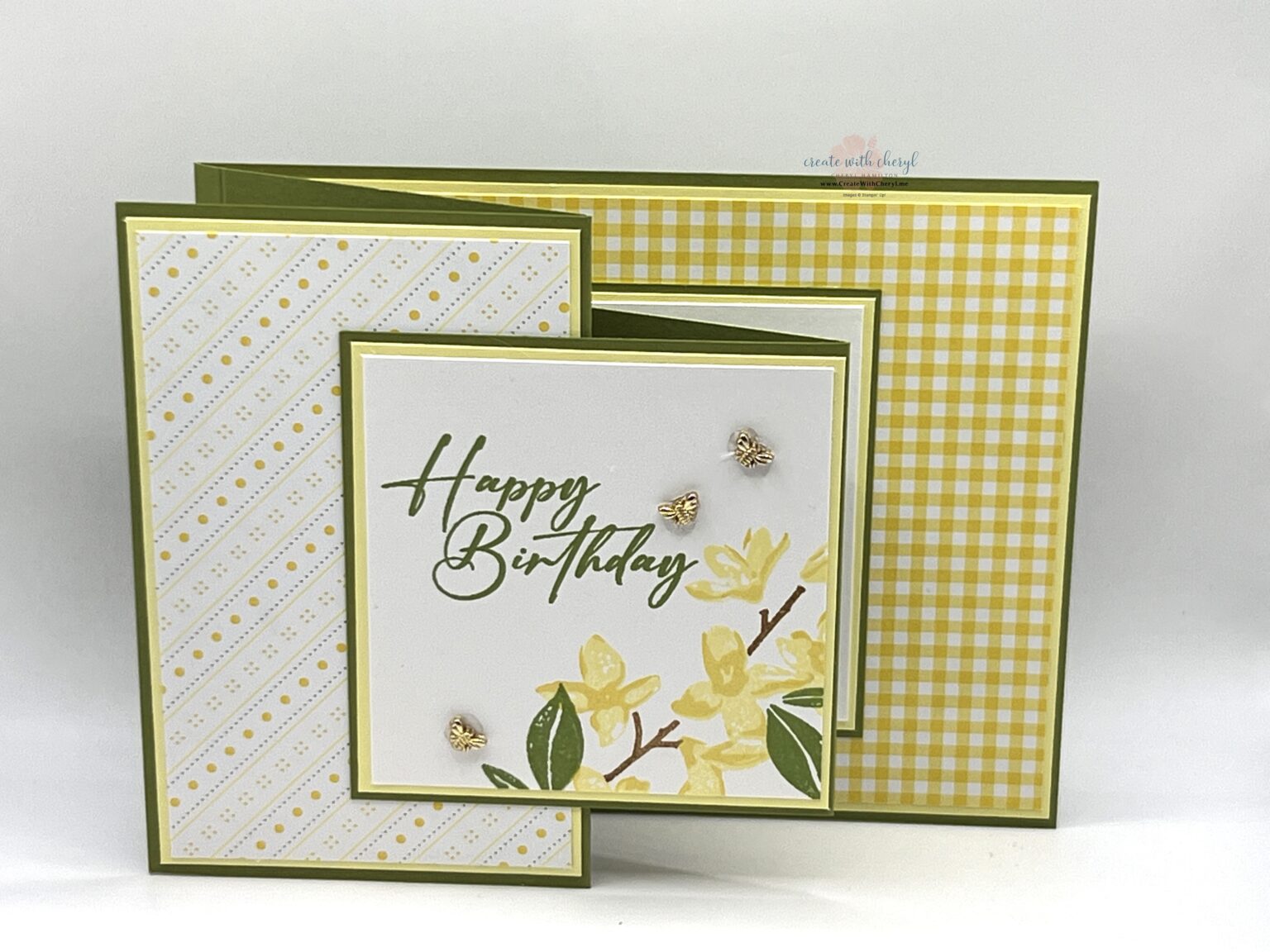 Delightful Wishes Double Z Fold Card with Video - Create With Cheryl ...