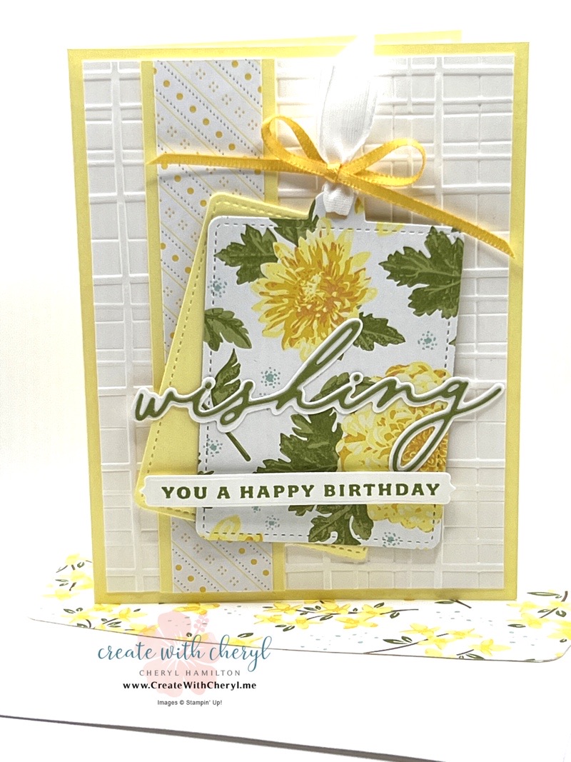 Delightful Wishes Birthday Card - Create With Cheryl - Cheryl Hamilton