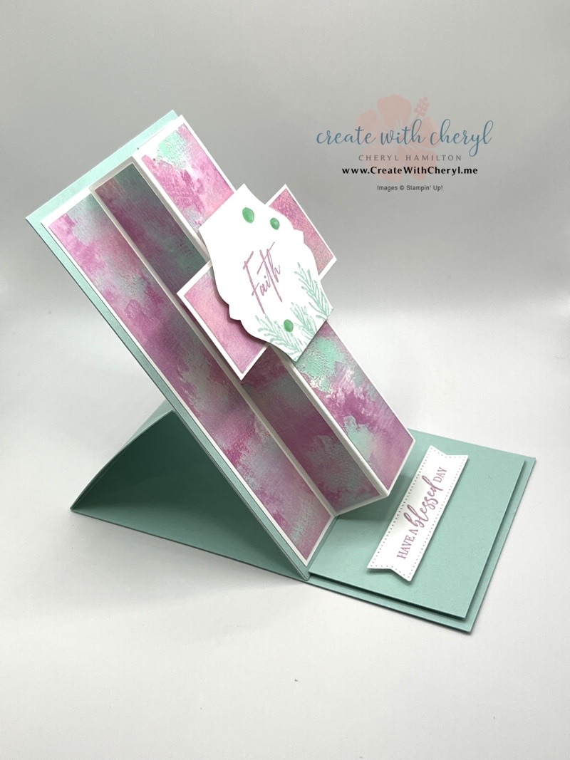 Pop-Up Cross Easel Card - Create With Cheryl - Cheryl Hamilton