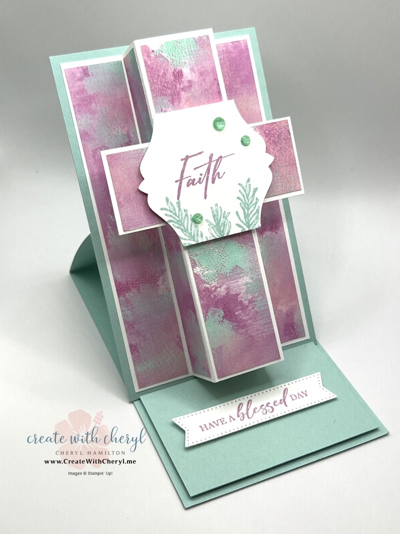 Pop-Up Cross Easel Card - Create With Cheryl - Cheryl Hamilton