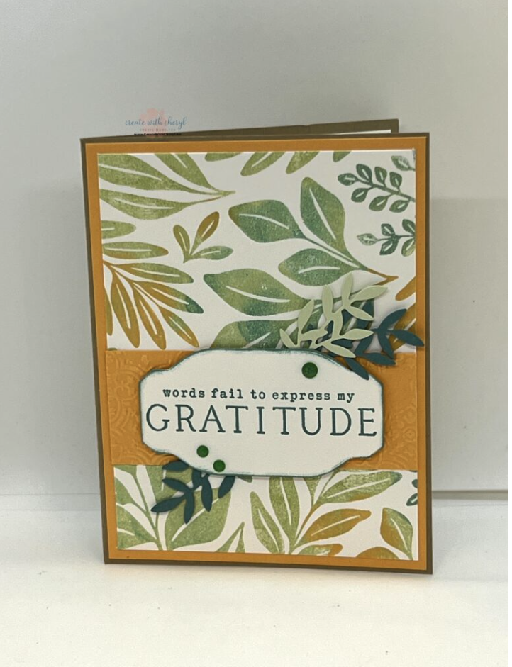 Last Chance - Leaf Collection - Create With Cheryl - Cheryl Hamilton