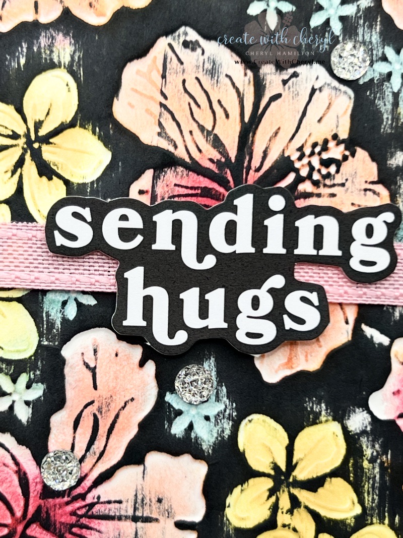 Reverse Emboss Technique With Happy Hibiscus - Create With Cheryl ...